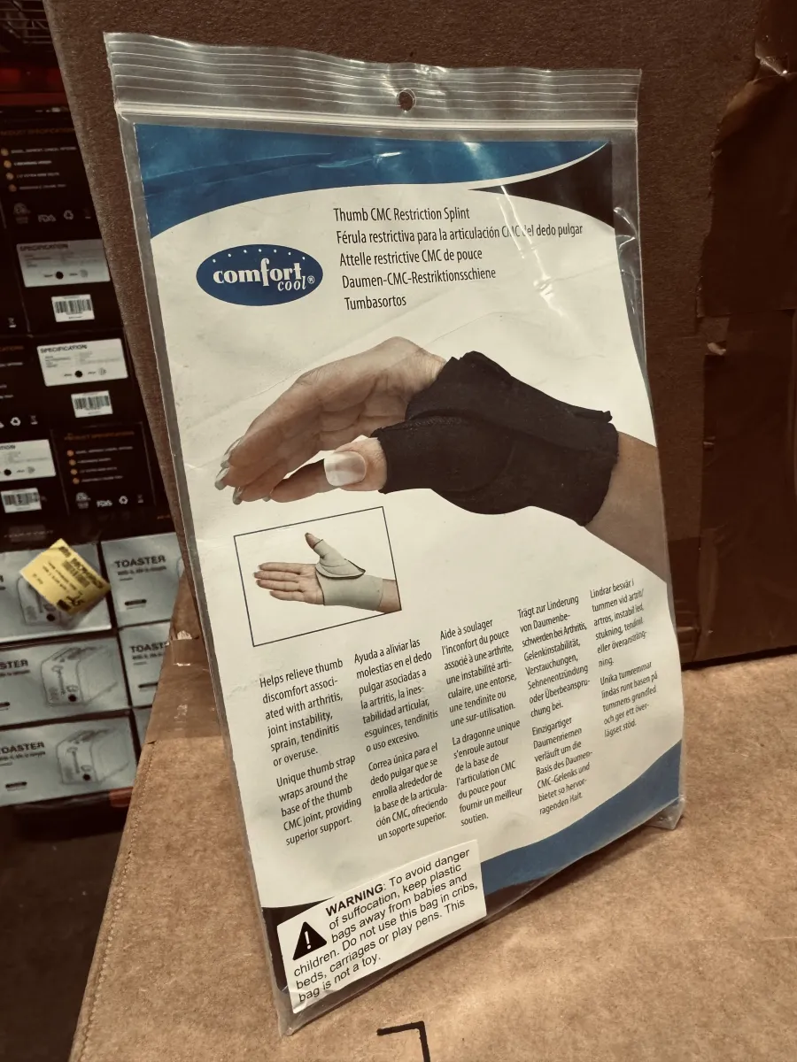 Thumb Spica Splint Right Hand Comfort Cool™ Thumb CMC Abduction Splint ...