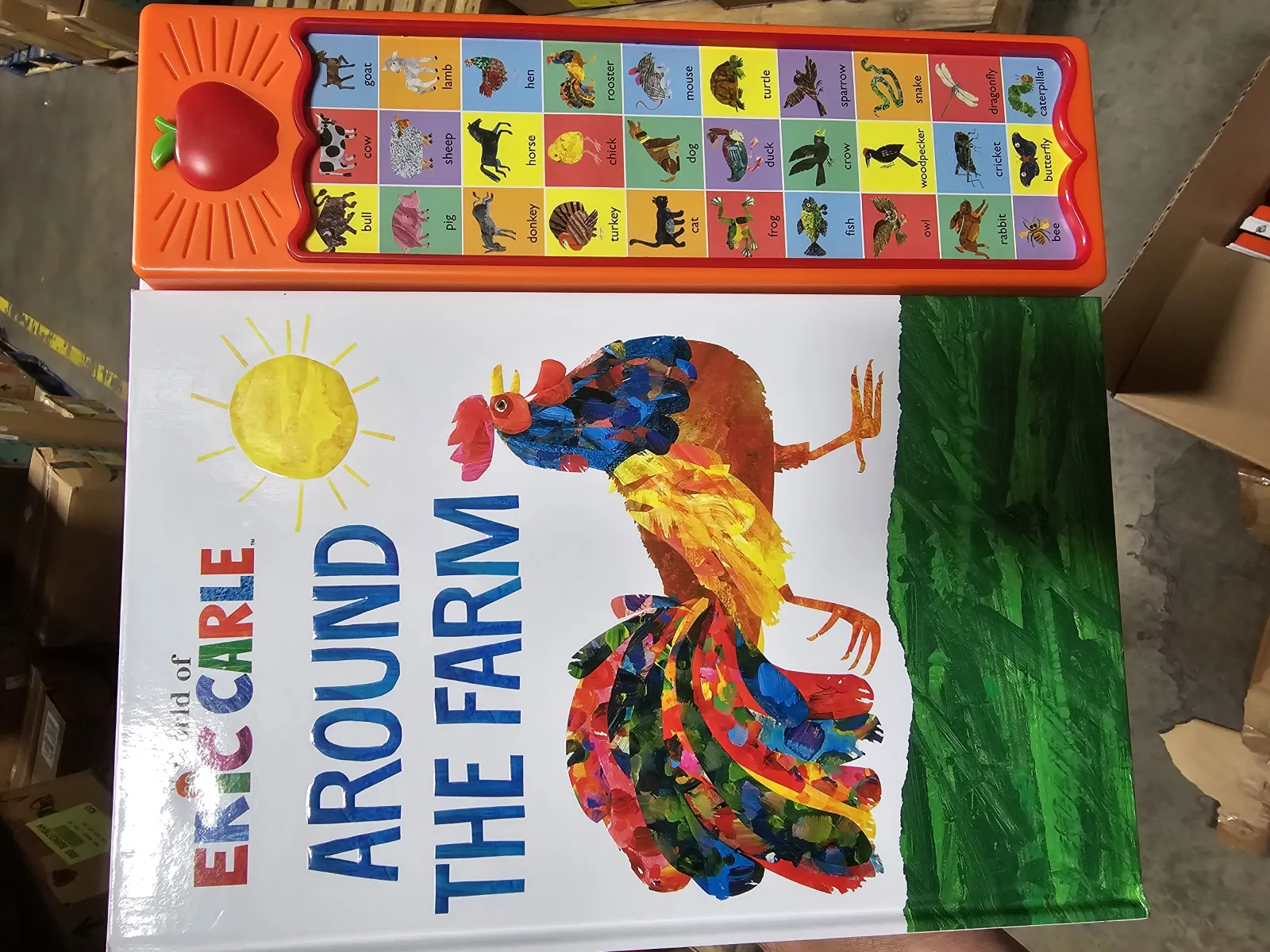 World of Eric Carle, Around the Farm 30-Button Animal Sound Book ...